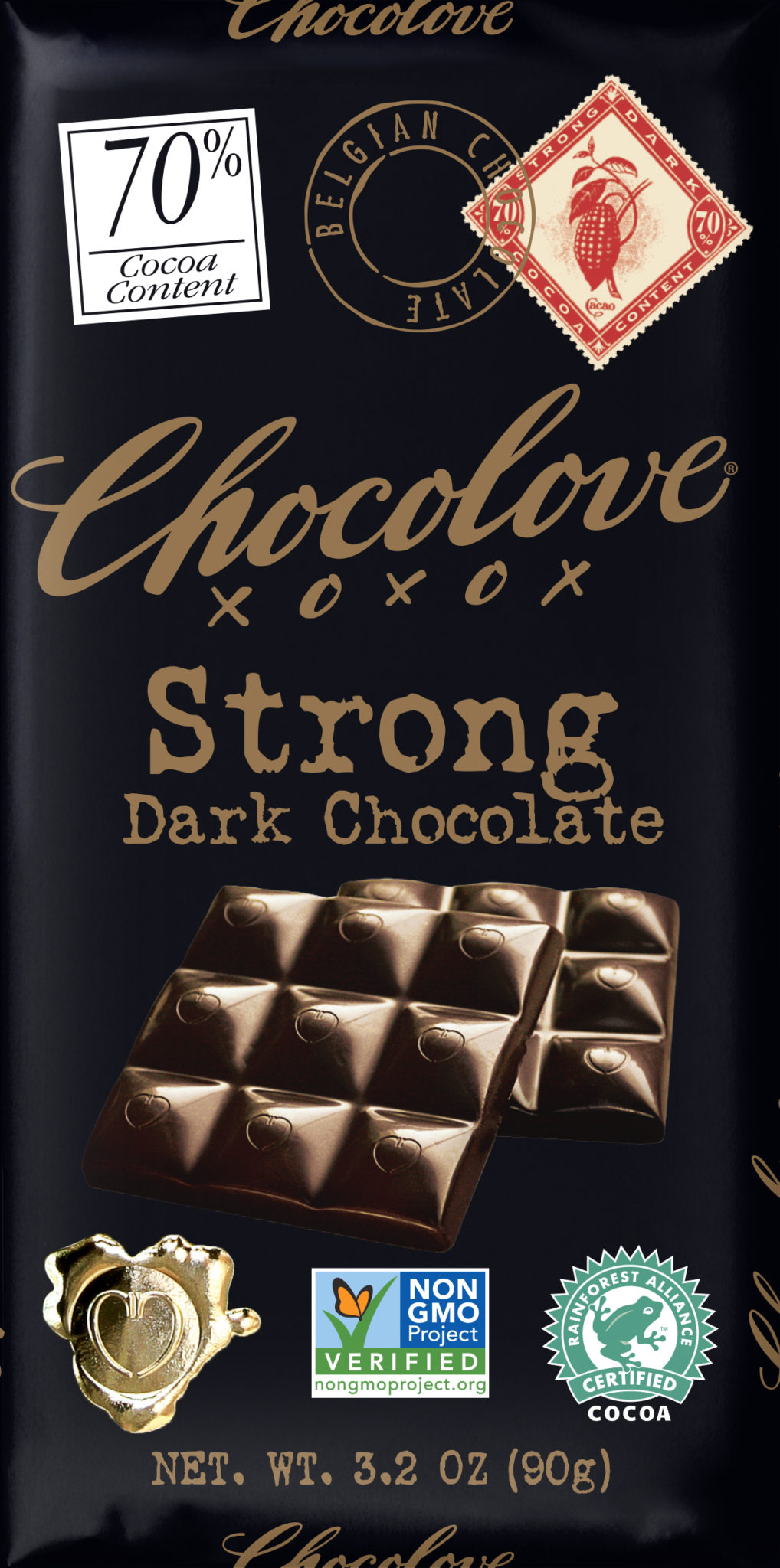 Strong Dark Chocolate - Chocolove - Premium Chocolate