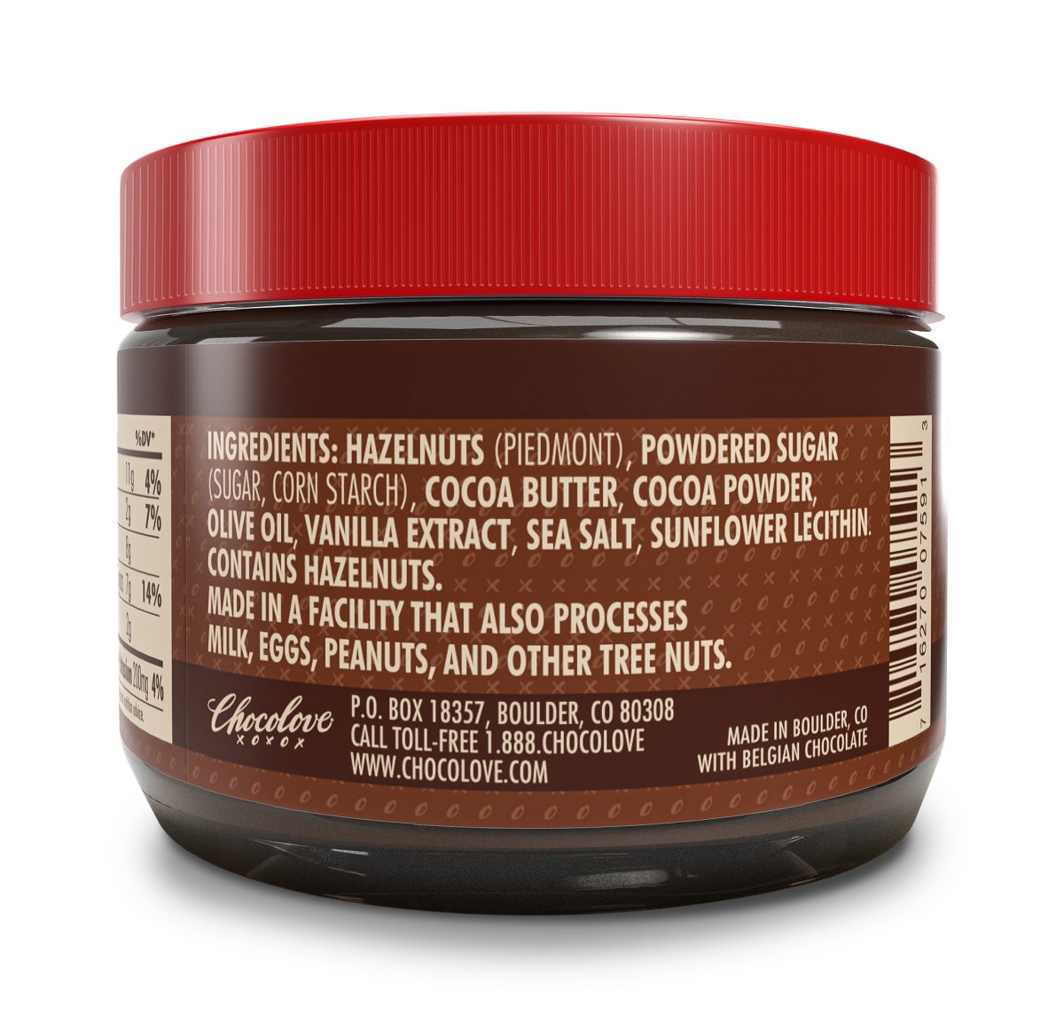 Hazelnut Cocoa Spread - Chocolove - Premium Chocolate