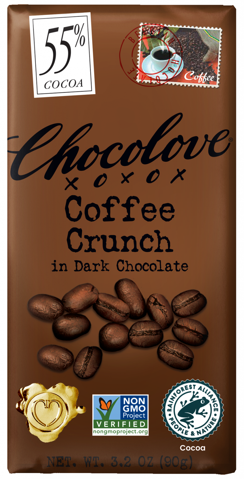 Coffee Crunch in Dark Chocolate - Chocolove - Premium Chocolate