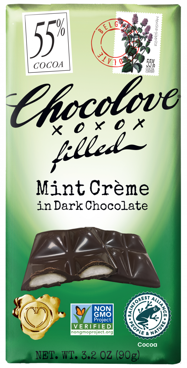 Mint Crème in Dark Chocolate - Chocolove - Premium Chocolate