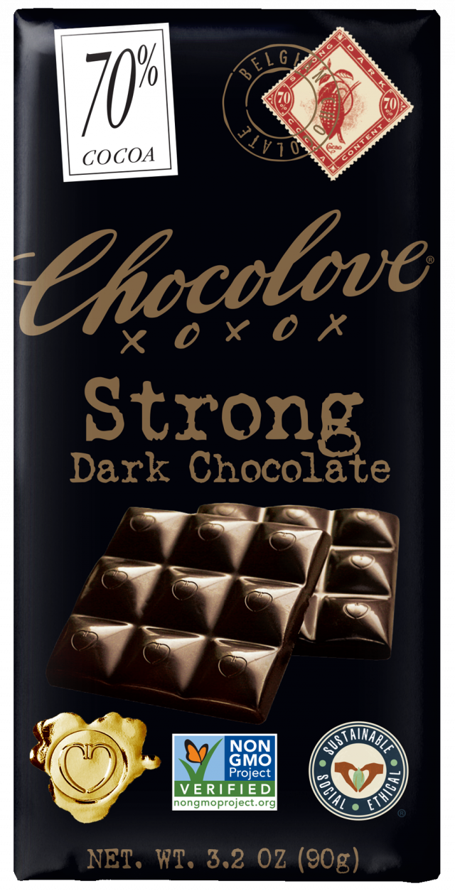 Strong Dark Chocolate - Chocolove - Premium Chocolate